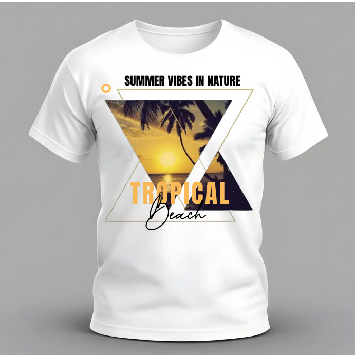 White T-shirt Template | PosterMyWall