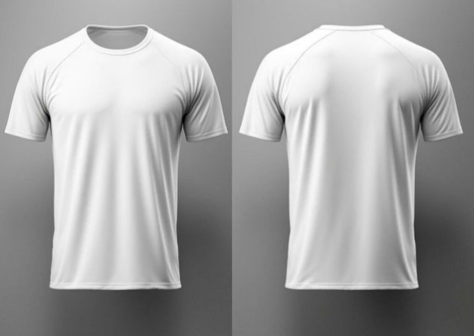 White t-shirt mockup Template | PosterMyWall