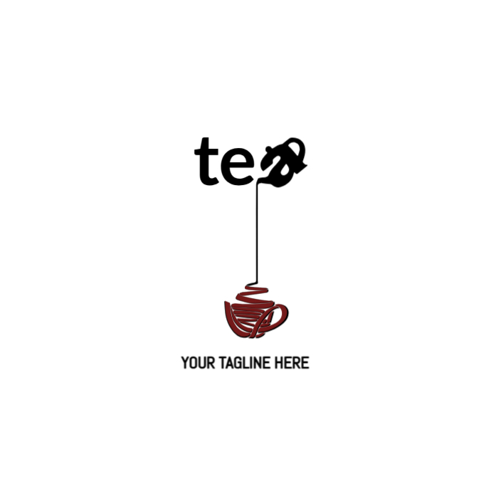 White Tea/coffee/brand/business/icon/symbol/identity/elegant/yummy ...