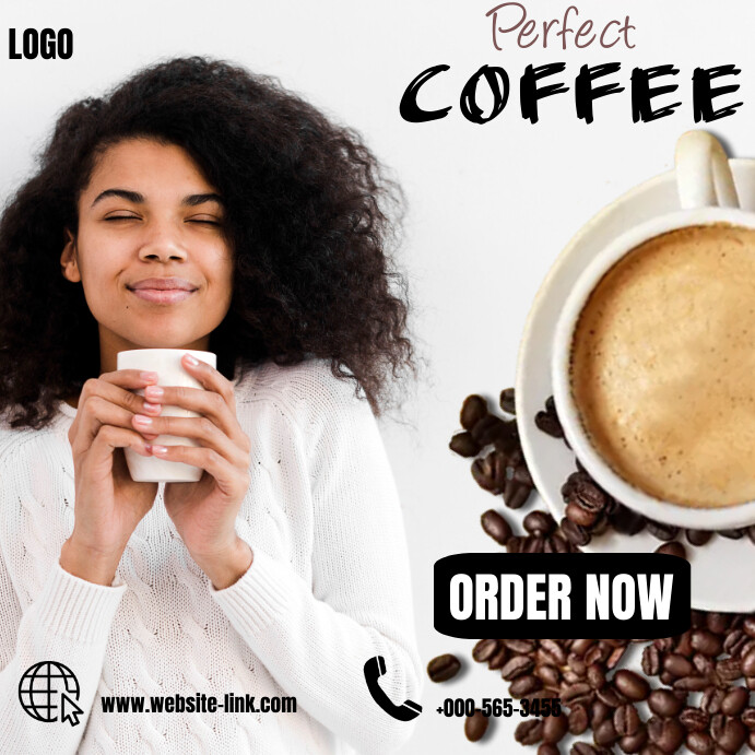 White Tea Template Instagram Post | PosterMyWall