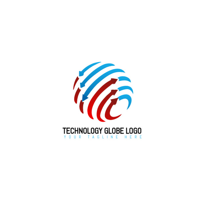 White Technology/globe/brand/business/symbol/icon/tech/unique/vector ...