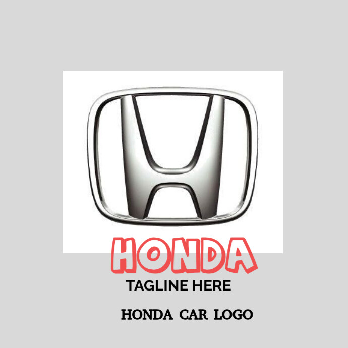 White Typographic Car Logo Design Template Logo | PosterMyWall