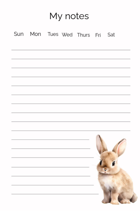 White Typographic Easter Notes Poster Template | PosterMyWall