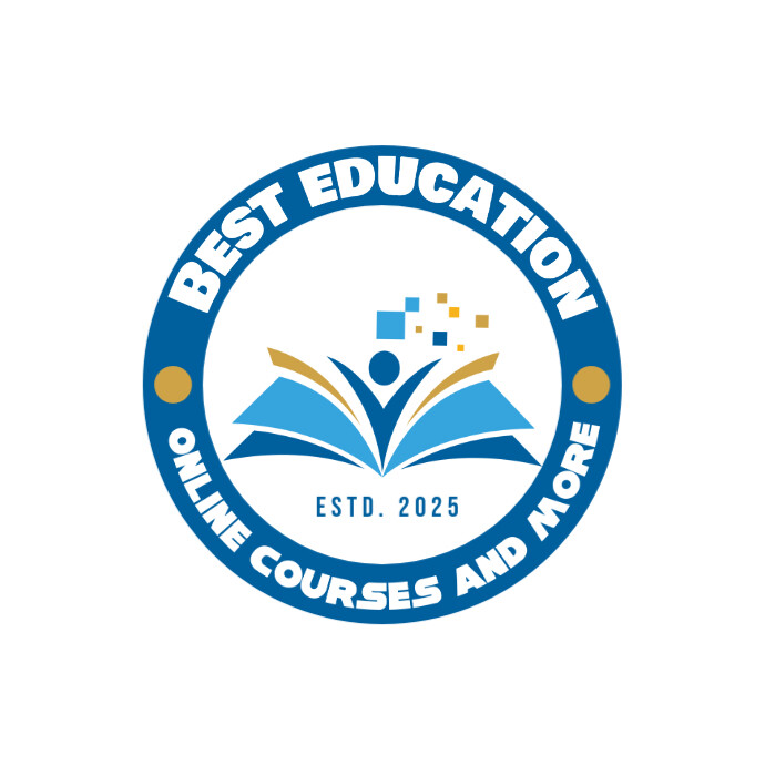 White Typographic Educational Logo Template | PosterMyWall