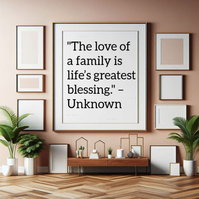 Copy of White Typographic Family And Togetherness Quote Instagram Post ...