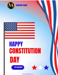 Happy Constitution Day Template | PosterMyWall
