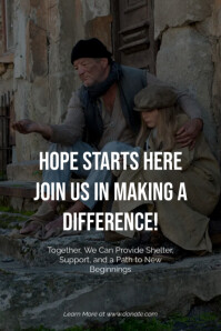 homeless shelter flyer Template | PosterMyWall