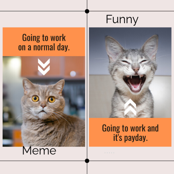 White Typographic Humor And Funny Meme Instag Templat | PosterMyWall