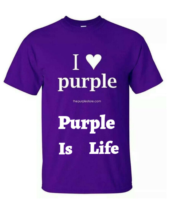 Copy of White Typographic I ️ Purple Purple Is Life Instagram Portrait ...