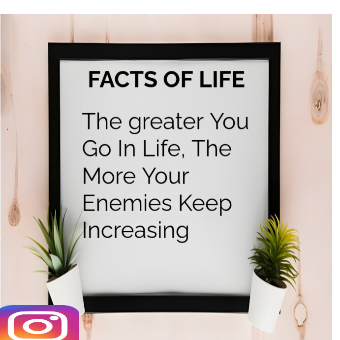 White Typographic Inspirational Instagram Post Template | PosterMyWall