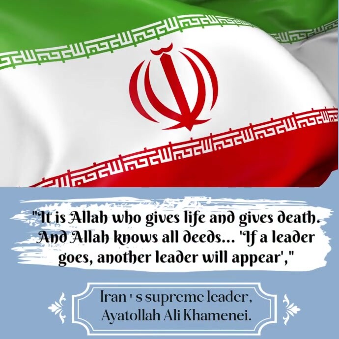 Plantilla de White Typographic Iran Instagram Post | PosterMyWall