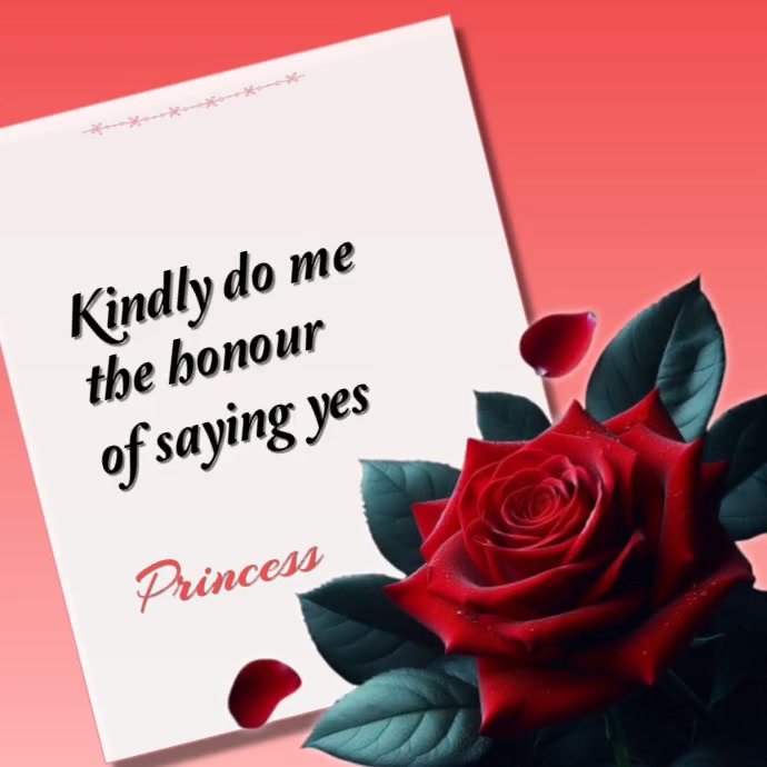 Modèle White Typographic Love Request Letter Instagram Post | PosterMyWall