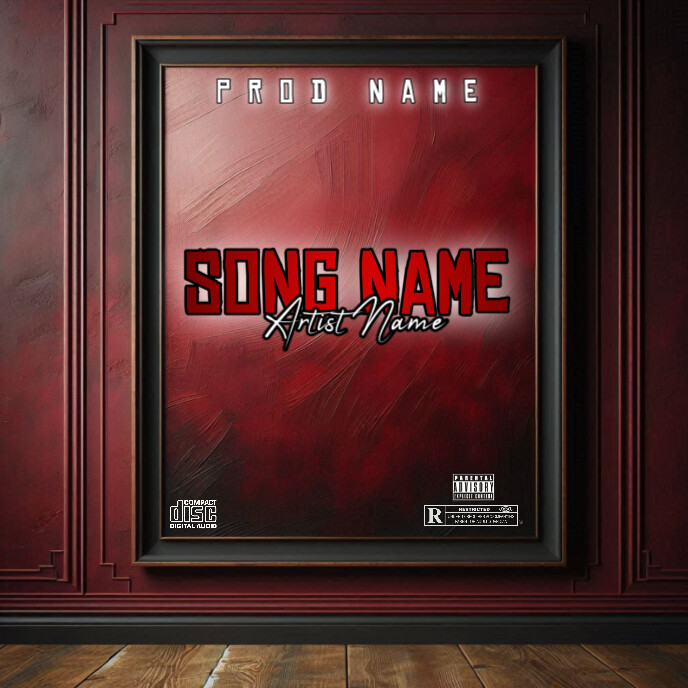 White Typographic Mixtape Cover Album Cover Template | PosterMyWall