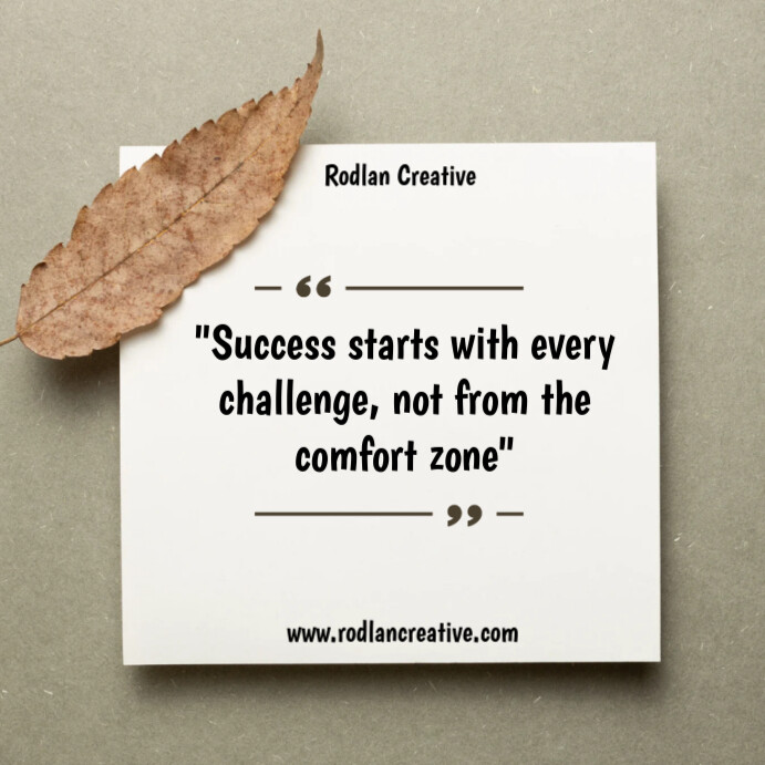 Plantilla de White Typographic Motivational Instagram Post | PosterMyWall