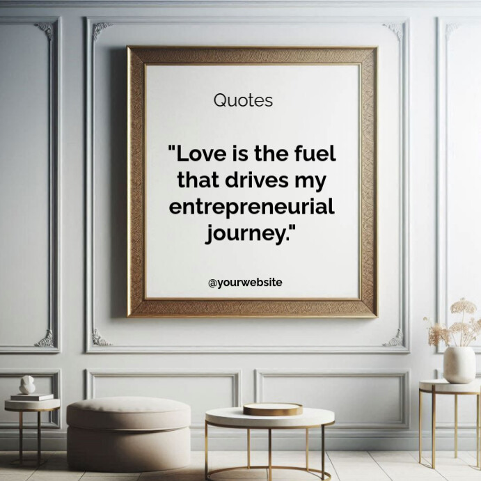 White Typographic Motivational Quotes Square (1:1) Template | PosterMyWall