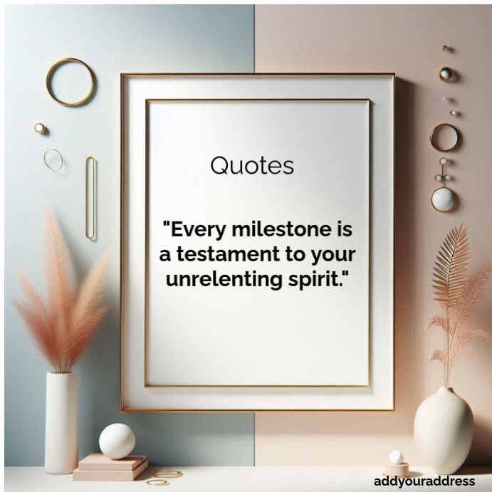 Copy of White Typographic Motivational Quotes Square (1:1) | PosterMyWall