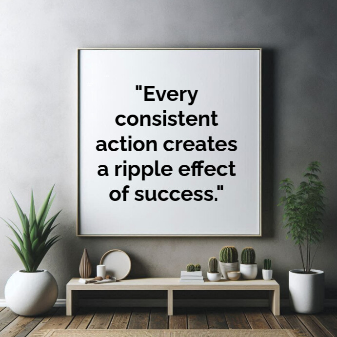 Copy of White Typographic Motivational Quotes Square (1:1) | PosterMyWall