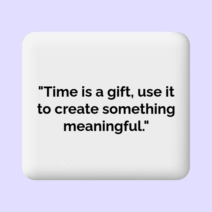 Copy of White Typographic Motivational Quotes Square (1:1) | PosterMyWall