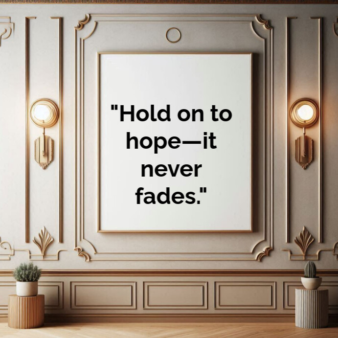 White Typographic Motivational Quotes Square (1:1) Templat | PosterMyWall