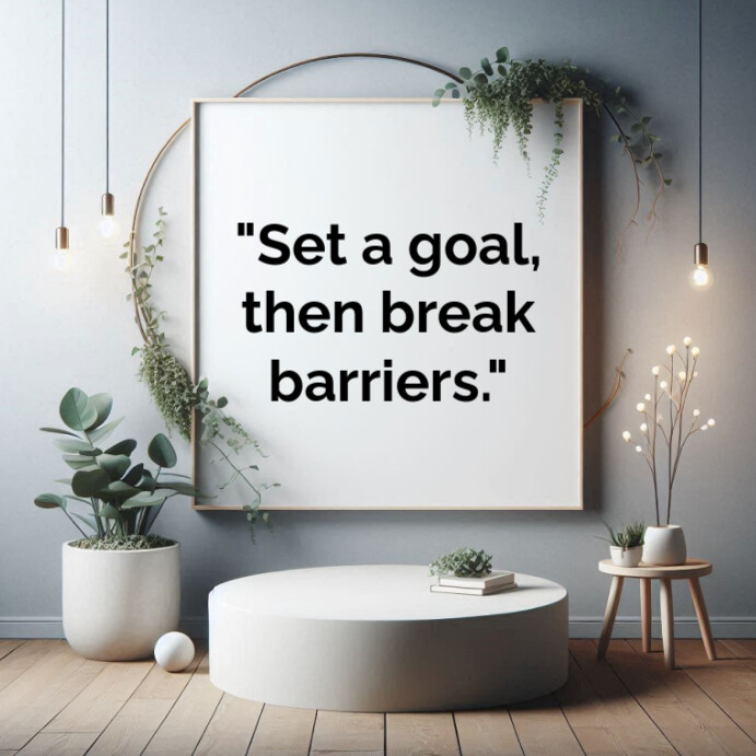 Copy of White Typographic Motivational Quotes Square (1:1) | PosterMyWall