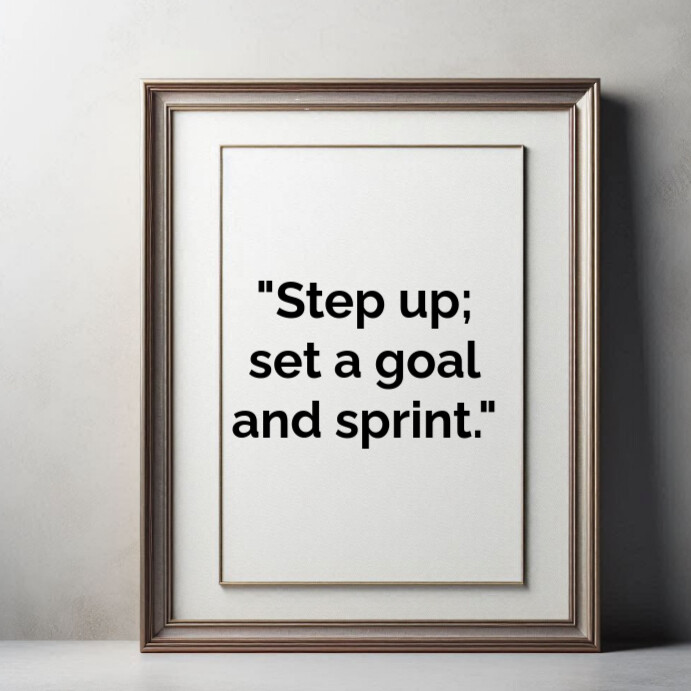 White Typographic Motivational Quotes Square (1:1) Template | PosterMyWall