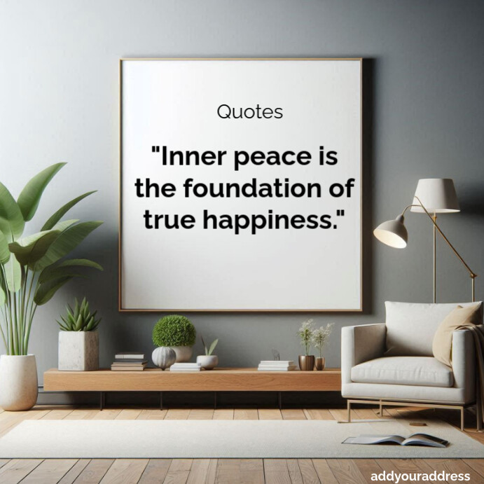 White Typographic Motivational Quotes Square (1:1) Templat | PosterMyWall