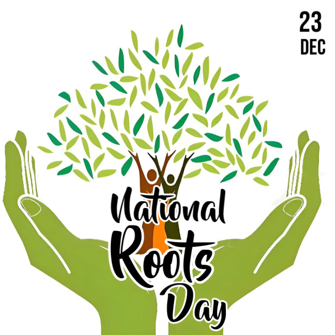 Copy of White Typographic National Roots Day Instagram Post | PosterMyWall