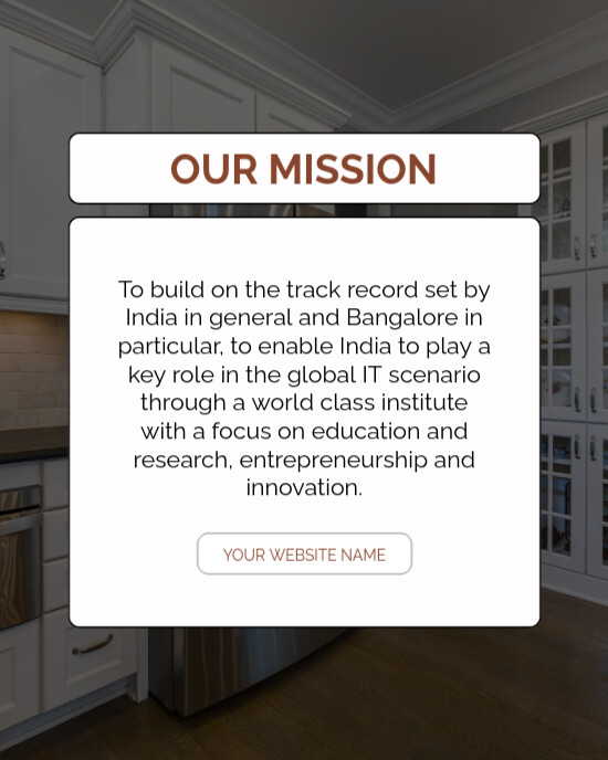 White Typographic Our Mission And Vision Customisable Templates ...