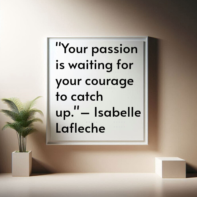 White Typographic Passion And Enthusiasm Quote Instagram Post Template ...