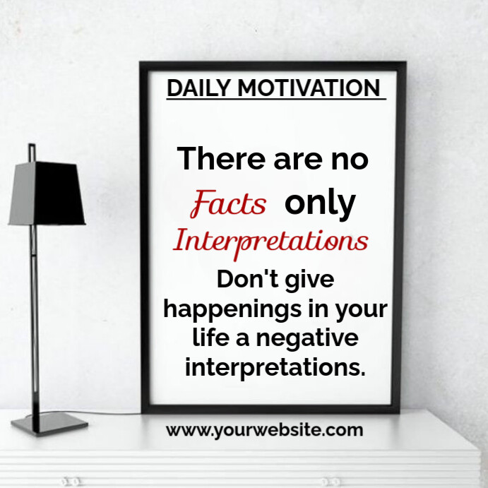 White Typographic Philosophy Instagram Post Template | PosterMyWall
