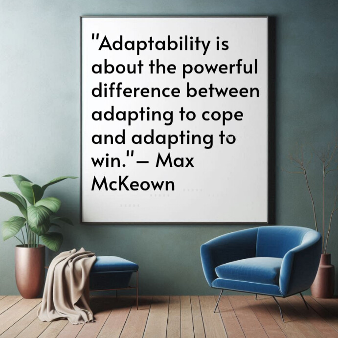 Copy of White Typographic Resilience And Adaptability Quote Instagram ...