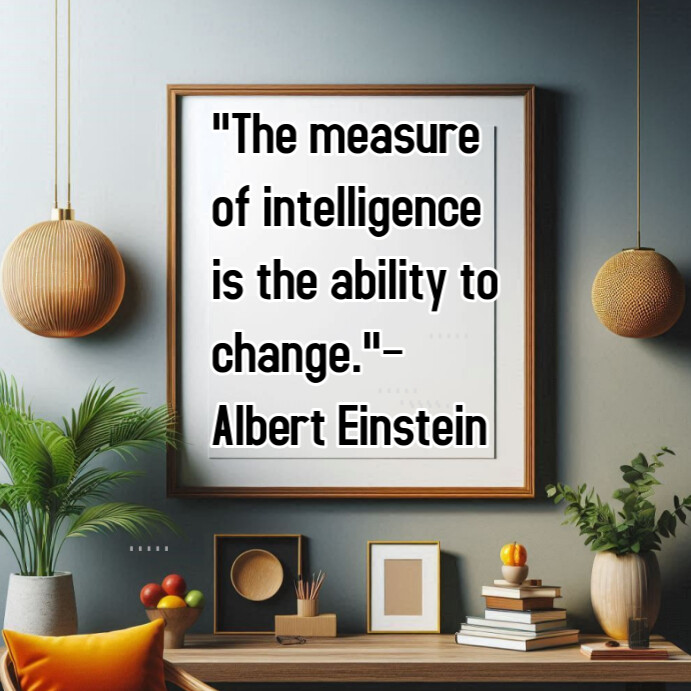 White Typographic Resilience And Adaptability Quote Instagram Post ...
