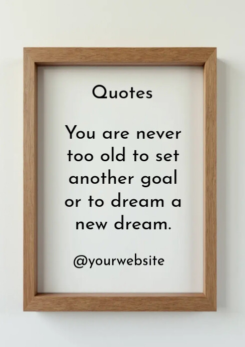 Copy of White Typographic Self-confidence Wall Art Quote About Goals ...