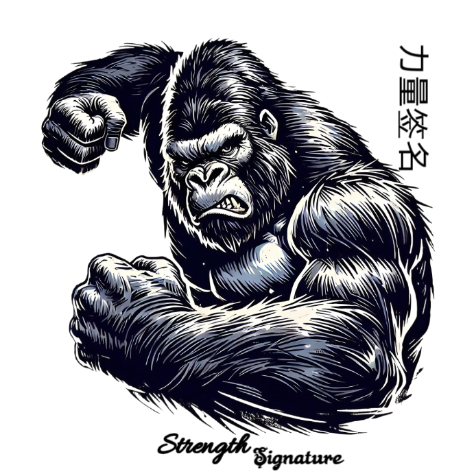 Copy of White Typographic Strength Signature Instagram Post | PosterMyWall