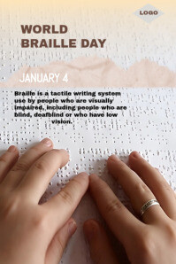 Braille Template | PosterMyWall