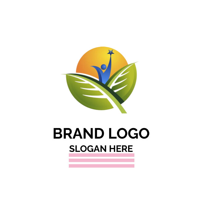 White Typography Brand Logo Logo Template | PosterMyWall