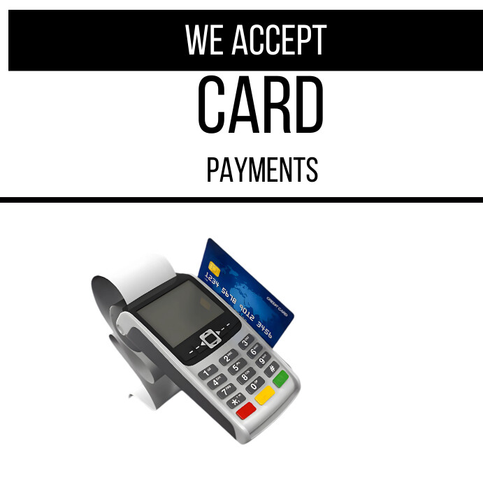 White Typography Credit Machine Design Templa Template | PosterMyWall