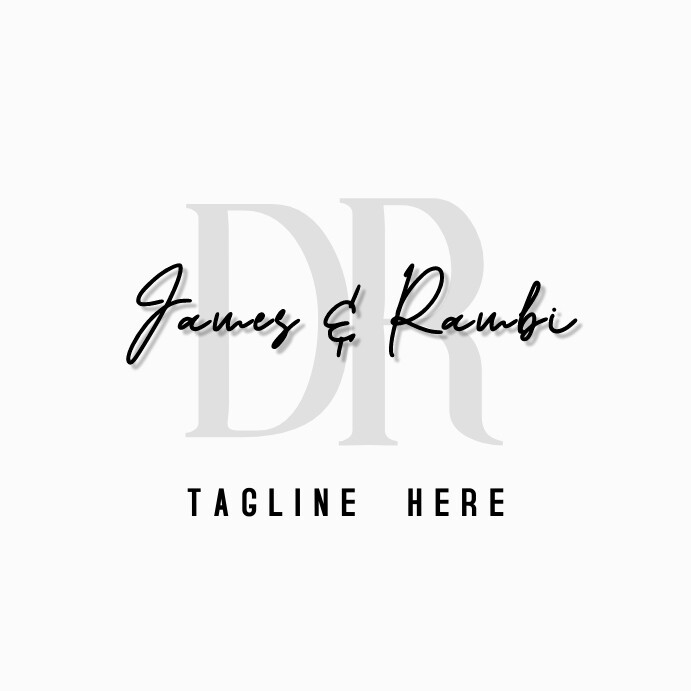 Modèle White Typography Logo Instagram Post | PosterMyWall