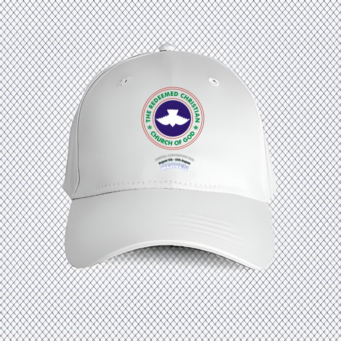 White Typography Mockup Face Cap Template Des | PosterMyWall