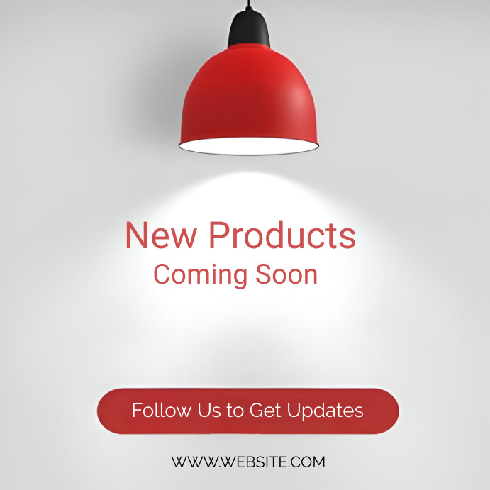 Copy of White Typography New Products Alerts Instagra | PosterMyWall