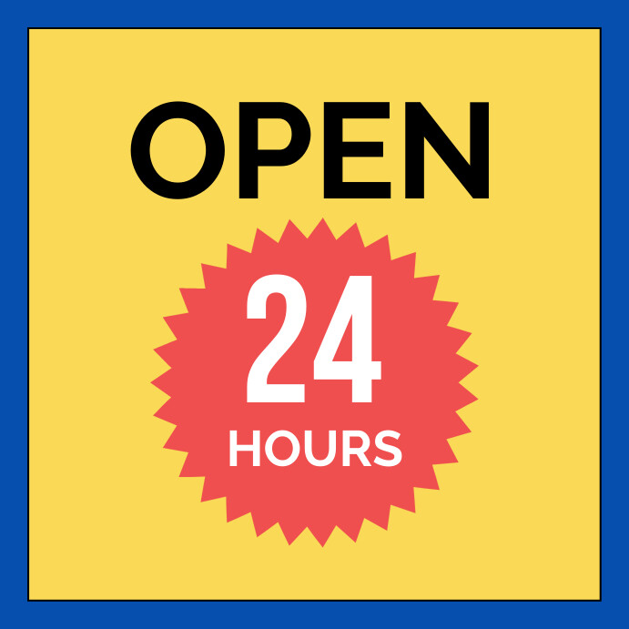 White Typography We're Open Now Templates In | PosterMyWall