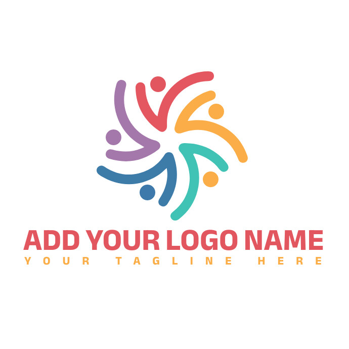 White Unity/teamwork/community/pta Logo/busi Template | PosterMyWall