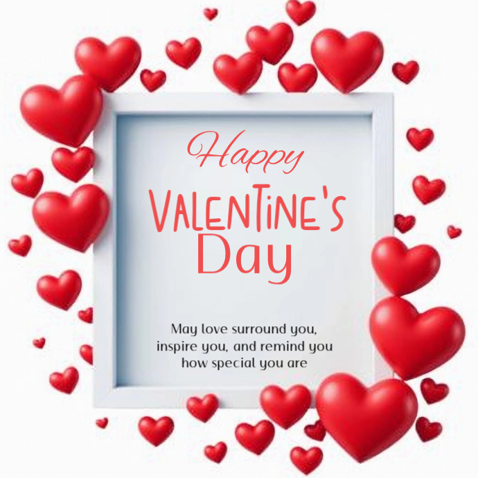 Copy of White Valentine's Day Logo | PosterMyWall