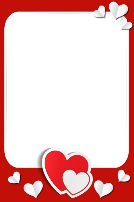 White Valentine's Day Poster Template | PosterMyWall