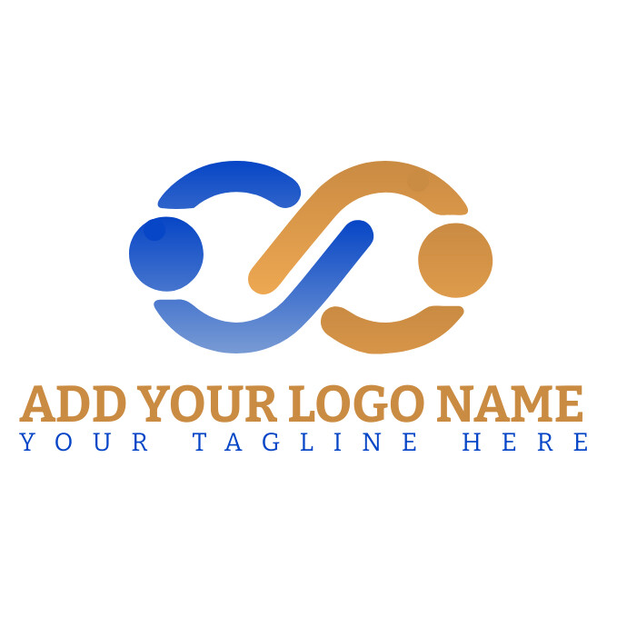 White Vector/gradient/infinity/brand/unique/ Template | PosterMyWall