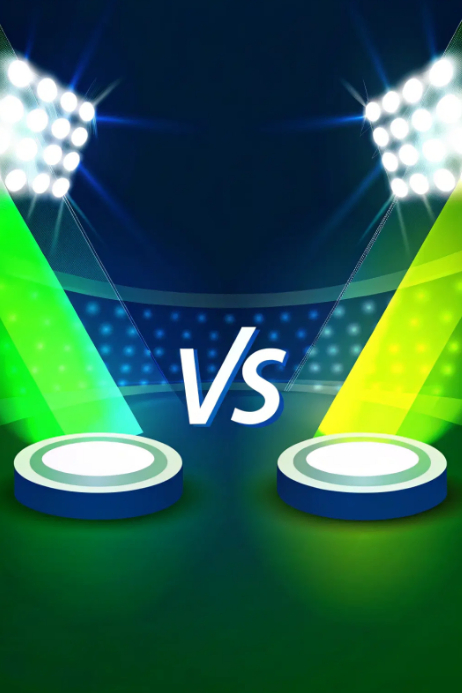 Plantilla de White Versus Template Poster | PosterMyWall