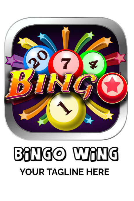 Modèle White Vintage Bingo Wing Poster | PosterMyWall