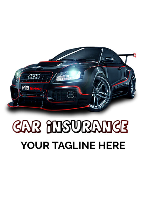 Copy of White Vintage Car Insurance Poster | PosterMyWall