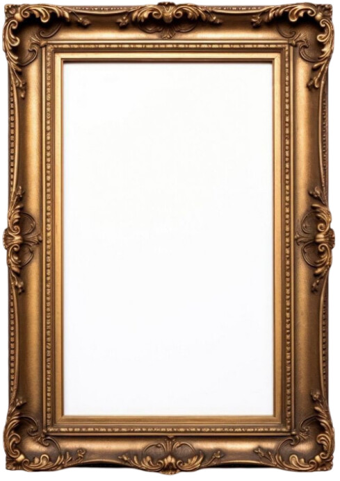 White Vintage Frame A4 Template | PosterMyWall