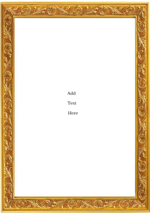 Copy of White Vintage Frame A4 | PosterMyWall